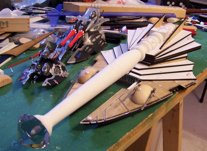 Eldar Super-super-heavy Grav Tank - Work In Progress